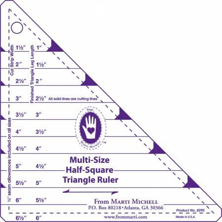 Multi-Size HST Ruler – Northern Hearth Quilting & Sewing Center