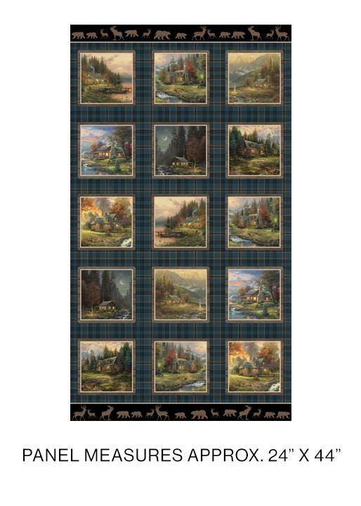 Cozy Cabin Panel – Northern Hearth Quilting & Sewing Center